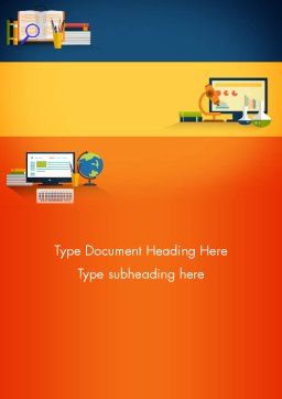 Educational Subjects Word Template 13624 | PoweredTemplate.com