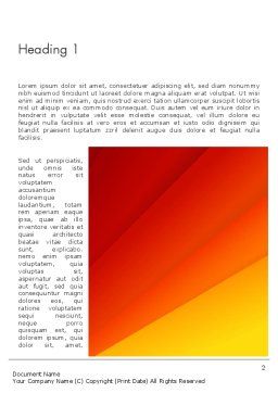 Gradient Yellow to Red Word Template 13849 | PoweredTemplate.com