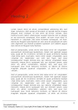 Gradient Yellow to Red Word Template 13849 | PoweredTemplate.com