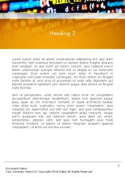 Plantilla de Word - código de programación | 14009 | PoweredTemplate.com