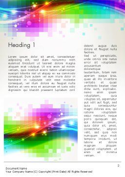 Music Visualizer Abstract Word Template 14047 | PoweredTemplate.com