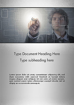 Limited Access Word Template 14071 | PoweredTemplate.com