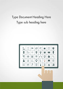 Smart Home Automation Word Template 14261 | PoweredTemplate.com