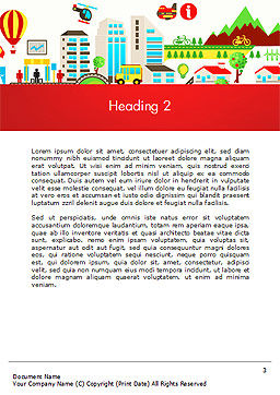 Plantilla de Word - colorido ecología infográfico de fondo | 14432 ...