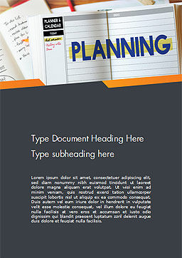 Planning Concept Word Template 14705 | PoweredTemplate.com