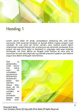 Abstract Background Design Word Template 14790 | PoweredTemplate.com