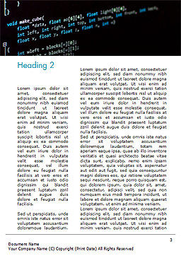 Programming Code on Computer Monitor Word Template 14863 ...