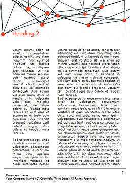 Blockchain Network Word Template 14940 | PoweredTemplate.com