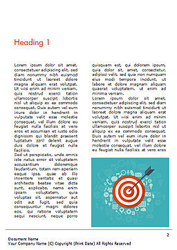 Targeting Concept Word Template 15414 | PoweredTemplate.com