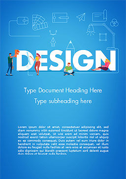 Design Word Template 15426 | PoweredTemplate.com
