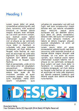 Design Word Template 15426 | PoweredTemplate.com