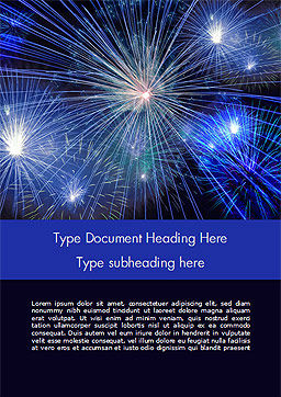 Salute Word Template 15512 | PoweredTemplate.com