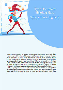 Jester Word Template 15517 | PoweredTemplate.com