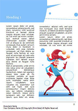 Jester Word Template 15517 | PoweredTemplate.com