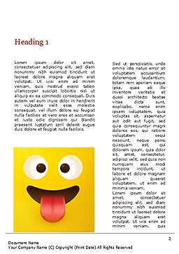 April Fool's Day Word Template 15518 | PoweredTemplate.com