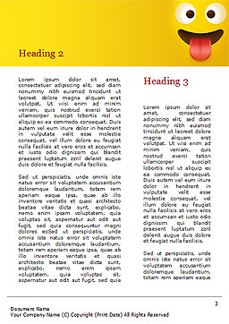 April Fool's Day Word Template 15518 | PoweredTemplate.com