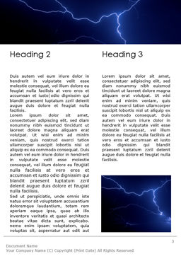 Dark Stormy Sky with Lightnings Word Template 15897 | PoweredTemplate.com