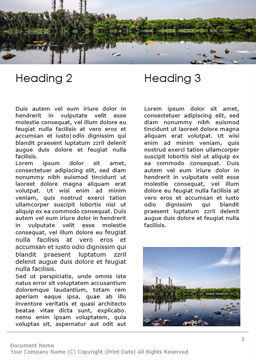 Water Contamination Word Template 16137 | PoweredTemplate.com