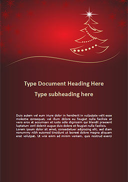 Christmas Greeting Card Background Word Template 16290 ...