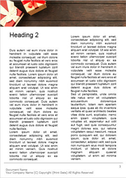 Merry Christmas Gift Boxes Word Template 16315 | PoweredTemplate.com