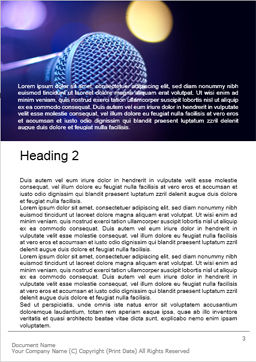 Plantilla de Word gratis - close up of microphone in concert hall with blurred lights | 16693 ...