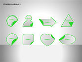 Stickers and Badges Icons - Free Presentation Template for Google ...