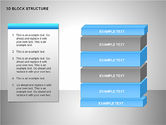 3D Blocks Organizational Charts - Free Presentation Template for Google ...