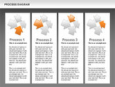 Process with Opposite Arrows Diagram - Free Presentation Template for ...