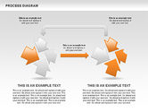 Process with Opposite Arrows Diagram - Free Presentation Template for ...