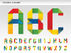 Colorful Alphabet Shapes - Presentation Template for Google Slides and ...