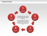 Timeline Process with Circles Diagram - Presentation Template for ...