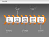 Chevron Timeline Diagram - Presentation Template for Google Slides and ...