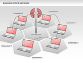 Office Network Diagram - Presentation Template for Google Slides and ...
