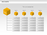 Organizational Chart with Cubes - Presentation Template for Google ...