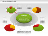 Data Driven Pie Charts Set - Presentation Template for Google Slides ...