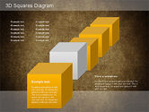3D Squares Diagram - Free Presentation Template for Google Slides and ...