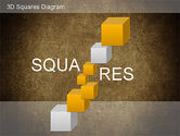 3D Squares Diagram - Free Presentation Template for Google Slides and ...