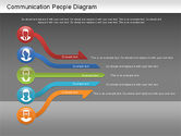 Communication People Diagram - Presentation Template for Google Slides ...