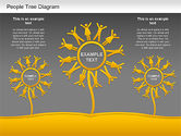 People Tree Diagram - Free Presentation Template for Google Slides and ...