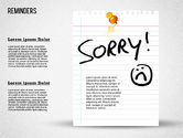 Reminders - Presentation Template for Google Slides and PowerPoint | #01344