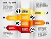 Four Steps Process Diagram - Presentation Template for Google Slides ...