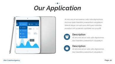 Dior - Agency Powerpoint Template | Presentation Template 74745