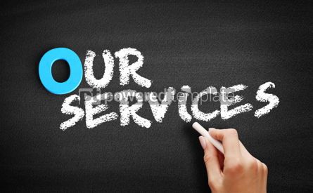 Our Services PowerPoint Template, Backgrounds | 11755 | PoweredTemplate.com