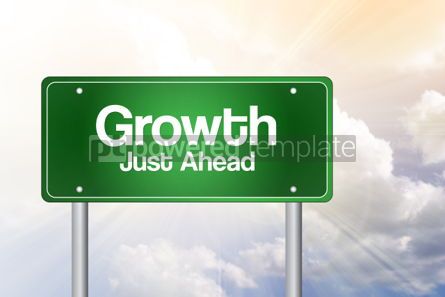 Growth Green Road Sign business concept Free Stock Photo 57887