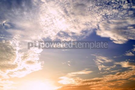 Rising Sun PowerPoint Template, Backgrounds | 12342 | PoweredTemplate.com