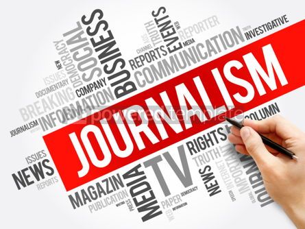 Journalism word cloud collage social concept background Photo 61744