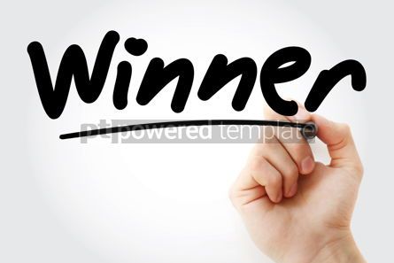 Hand writing Winner with marker Photo 64729