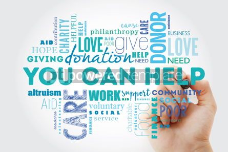 You can help word cloud collage with marker business concept ba Foto ...