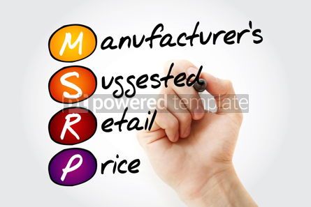 MSRP - Manufacturer's Suggested Retail Price acronym with marker正版照片67728