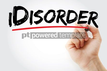 Idisorder text with marker Photo 68997